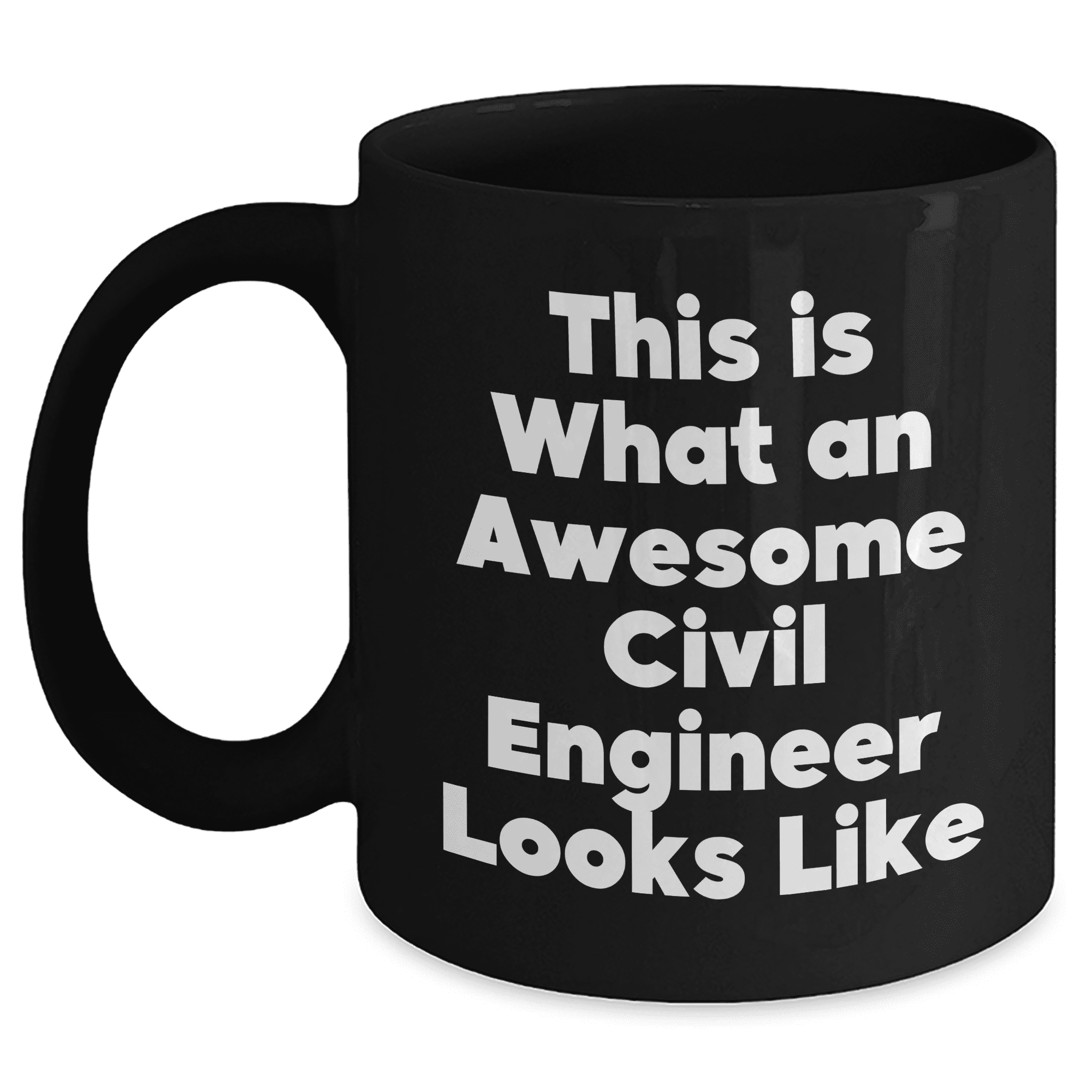 Civil Engineer Gifts from Men, Unique Black Coffee Mugs for Awesome ...