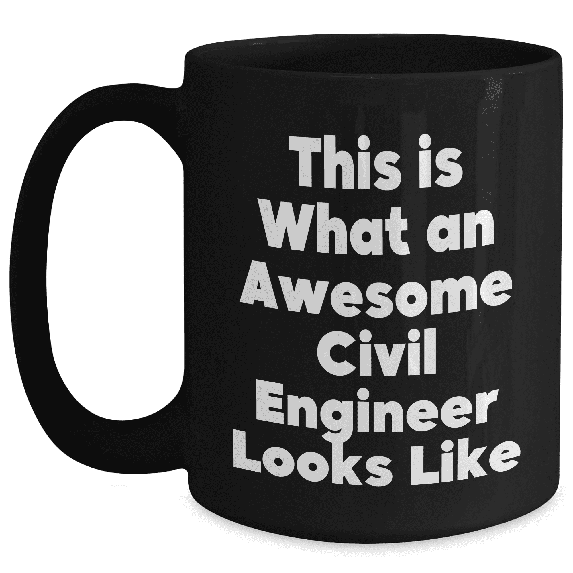 Civil Engineer Gifts from Men, Unique Black Coffee Mugs for Awesome ...