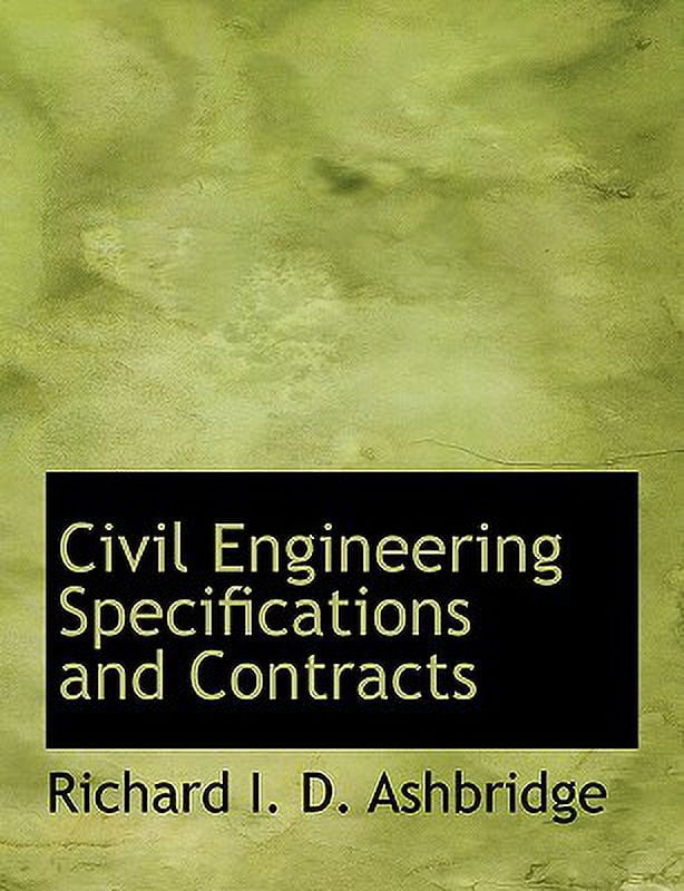 Civil Engineering Specifications and Contracts - Walmart.com