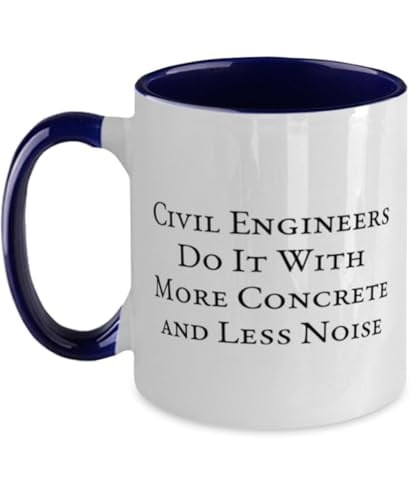 Civil Engineers Do It With More Concrete and Two Tone 11oz Mug, Civil ...