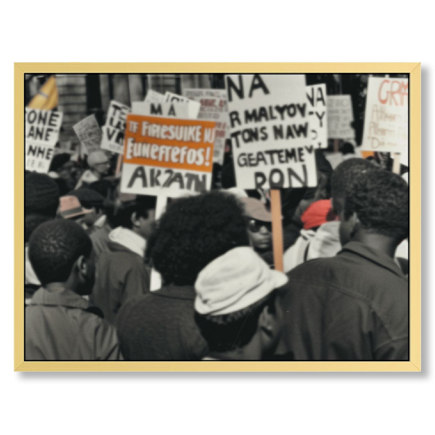 Civil Rights Art ers Canvas Wall Print ative Living Room s Bedroom ...