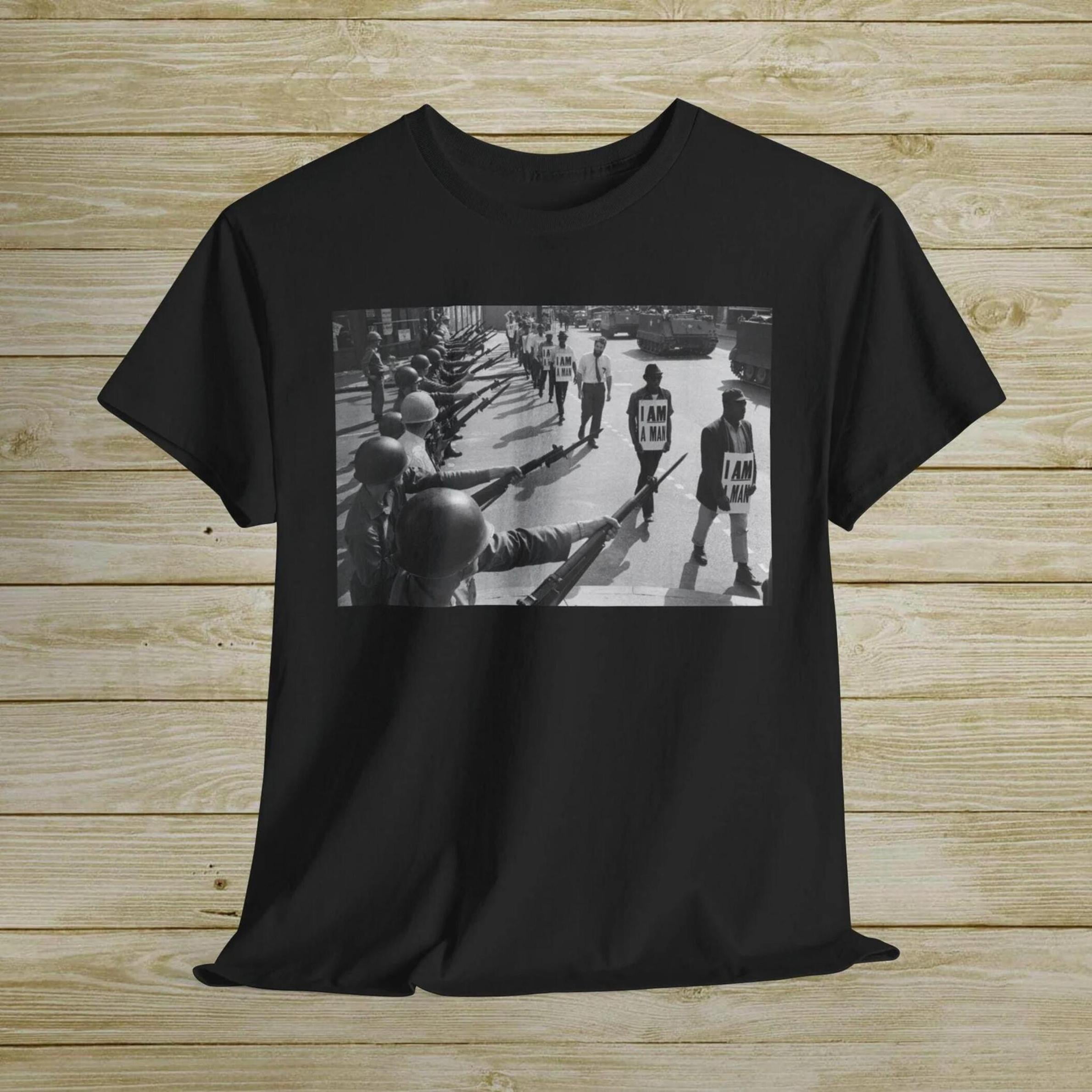 Civil Rights March, National Guard, Vs I am a Man Protesters, Black ...