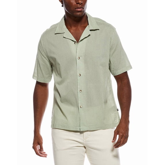 Civil Society mens Malakai Jacquard Shirt, s, Green - Walmart.com