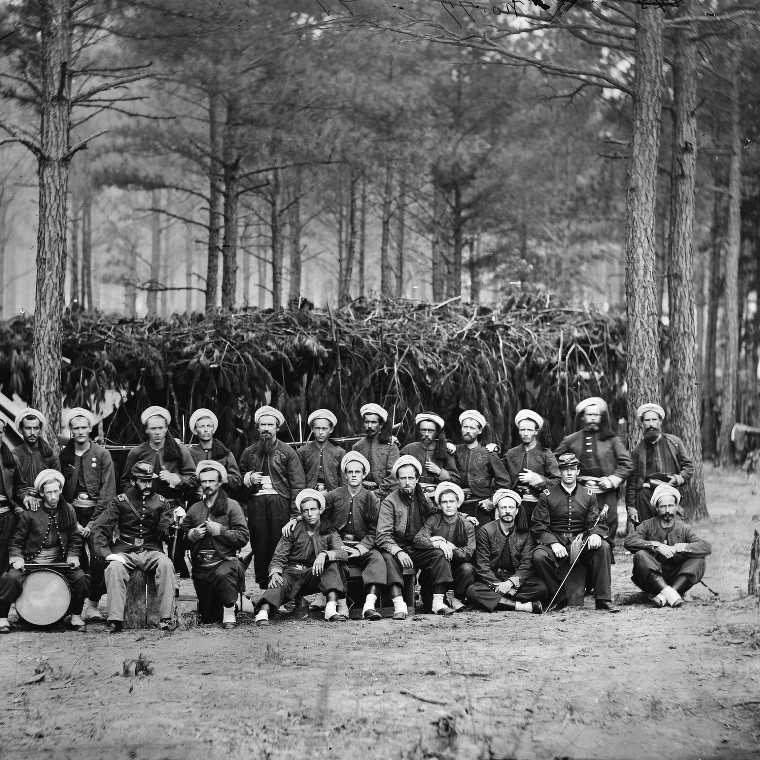 Civil War: Company H, 1864. /Ncompany H, 114Th Pennsylvania Infantry ...