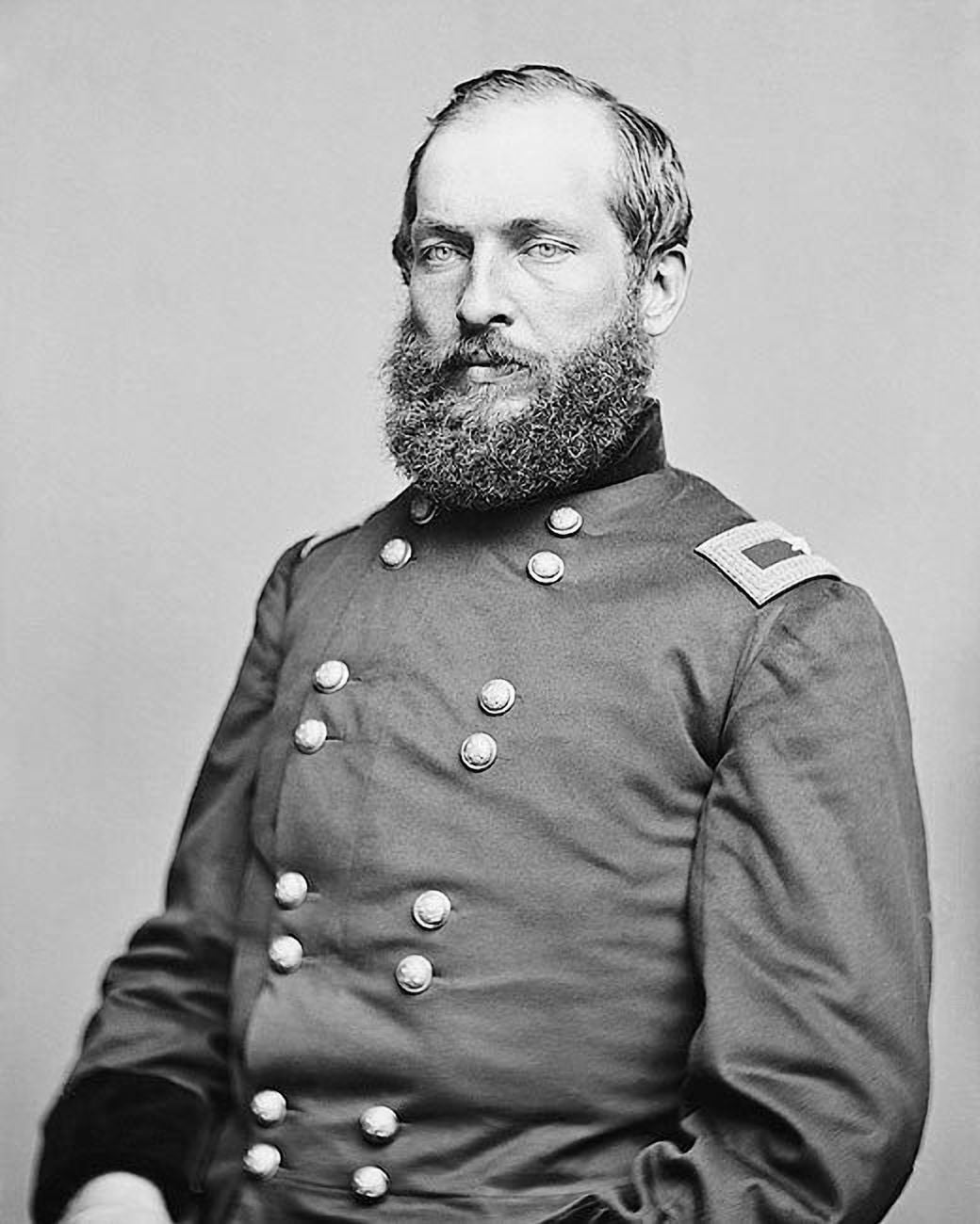 Civil War General James Garfield Portrait - 12x18 Inch Laminated Poster ...