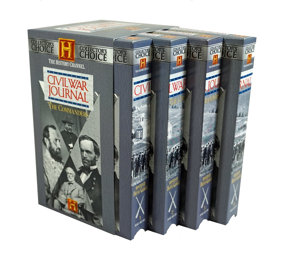 Civil War Journal - The Commanders ~ Box Set of 4 VHS Tapes ~ Robert E Lee + Stonewall Jackson ...
