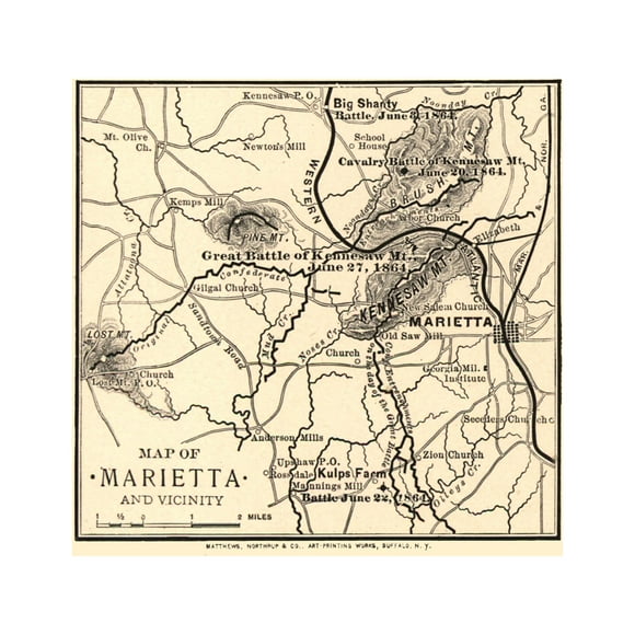 Marietta Square Map