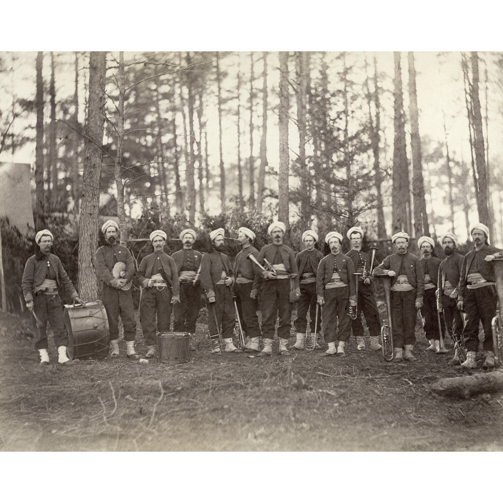 Civil War Musicians 1864. Nportrait Of The Band Of 114Th Pennsylvania ...