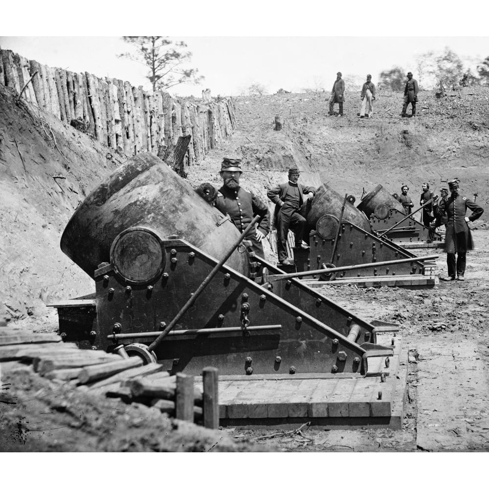 Civil War Union Mortars. N13 Inch Seacoast Mortars Of The Federal ...