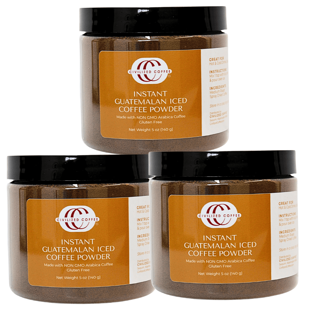 Civilized Coffee Instant Guatemalan Iced Coffee Powder Medium Roast ...