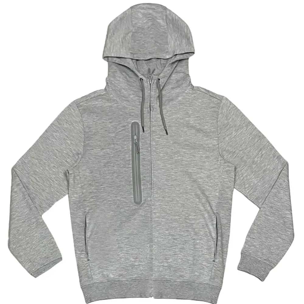 Civilized Men Tech Fleece Zip Up Hoodie (Grey) - Walmart.com