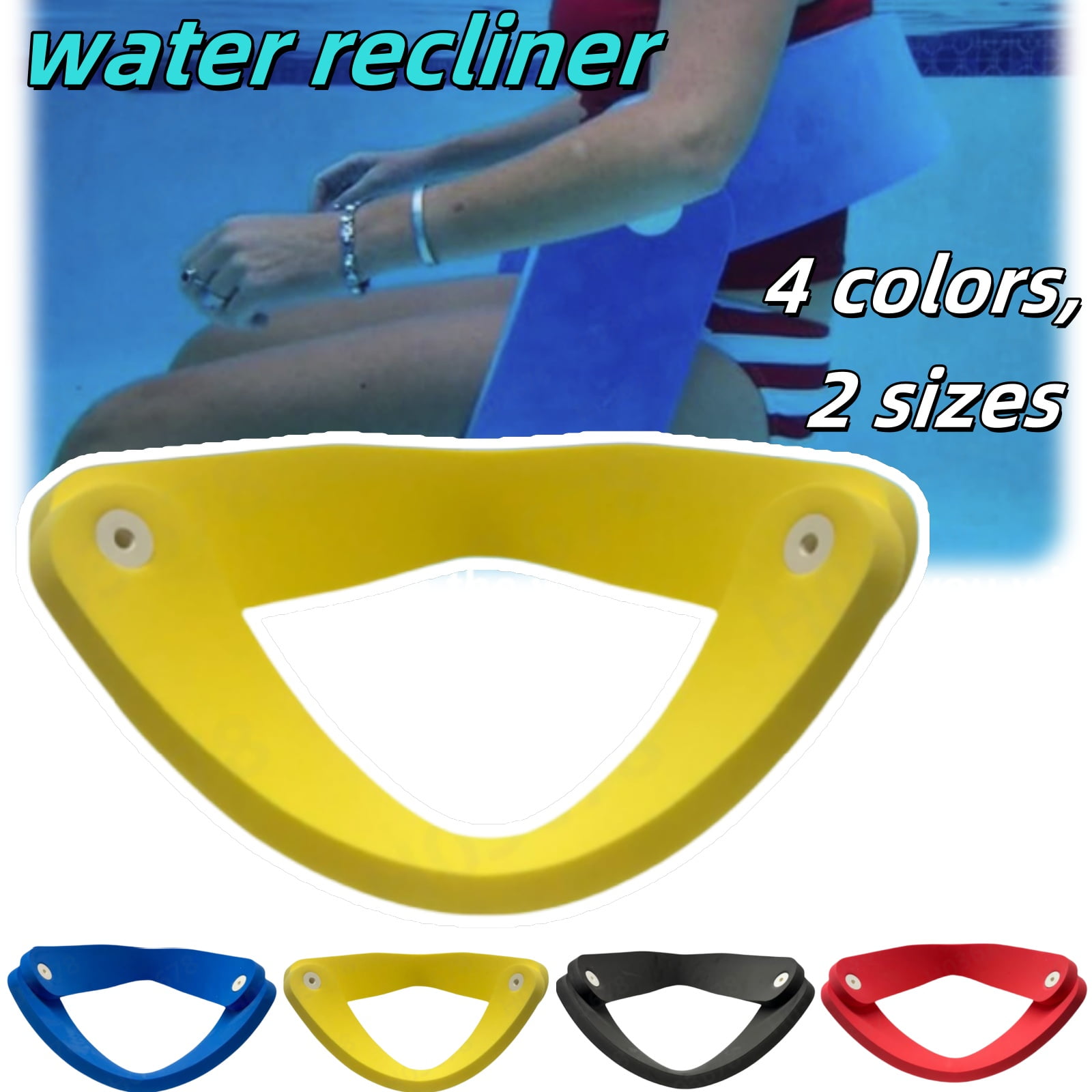 Civilizek Water Recliner, GrandFloats Foldable Water Chair, Non ...