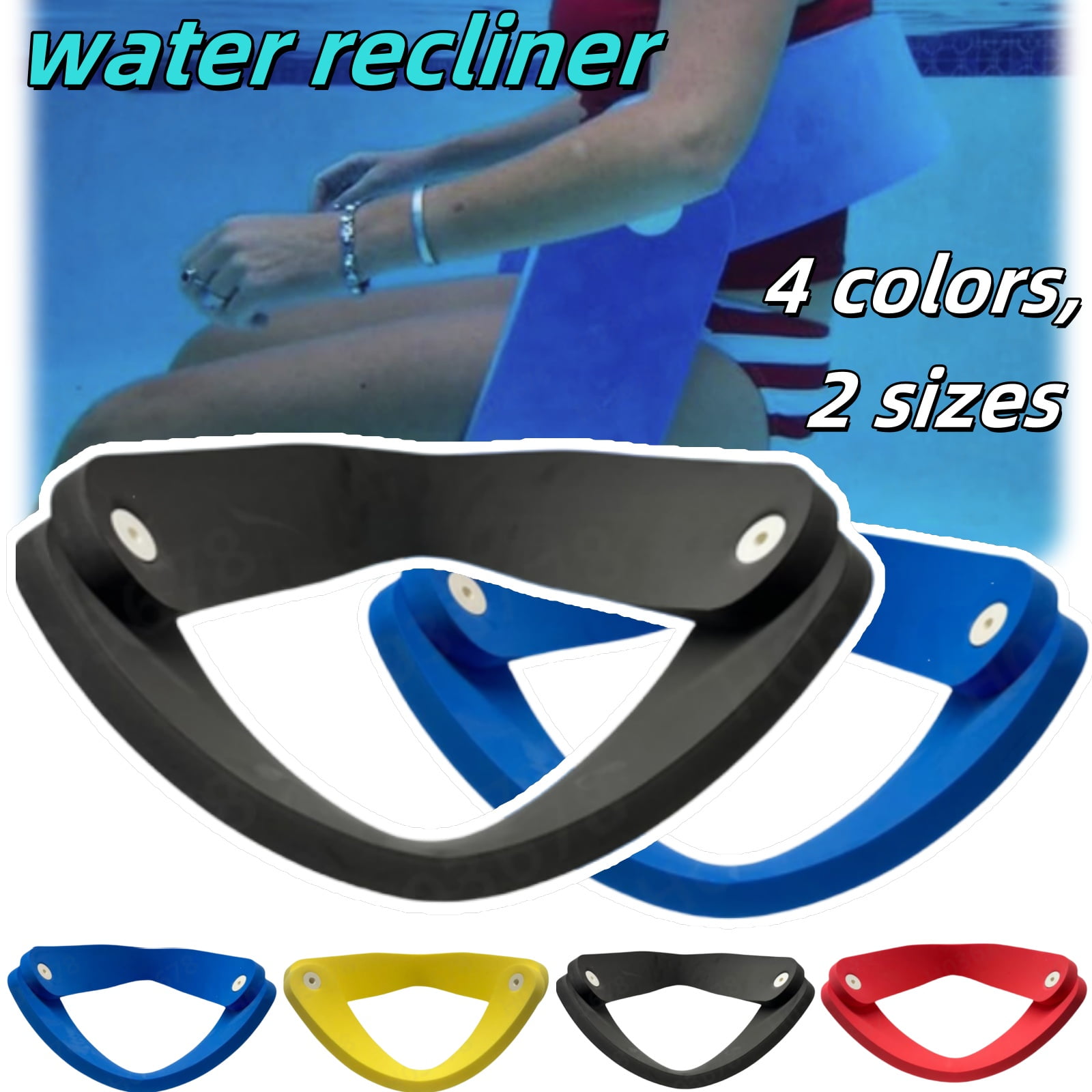 Civilizek Water Recliner, GrandFloats Foldable Water Chair, Non ...
