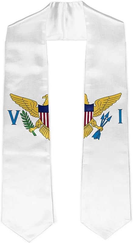 Civilos Flag Graduation Stole Unisex Graduation Sash Honor Stole for ...