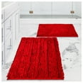 Civkor Bathroom Rugs,Chenille Bath Mat Set Non Slip Backing Washable ...