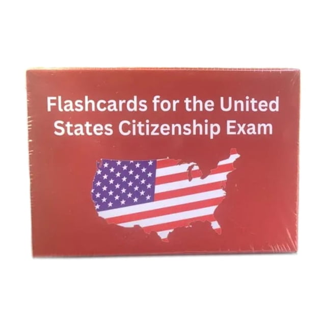 Ciwanning 1 Box Citizenship Exam Cards Test Flashcards 100 Questions US ...