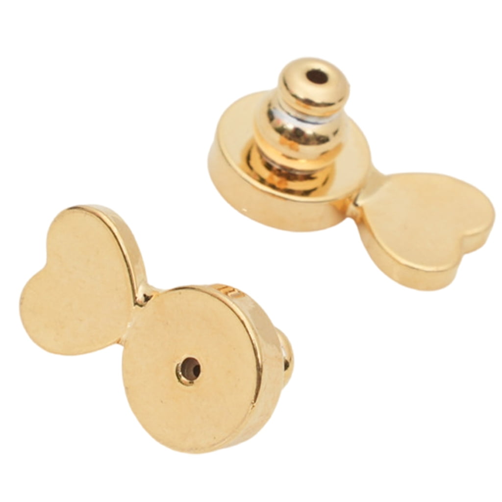 Ciwanning 1 Pair Earring Lifters for Heavy Earrings Gold Plated ...