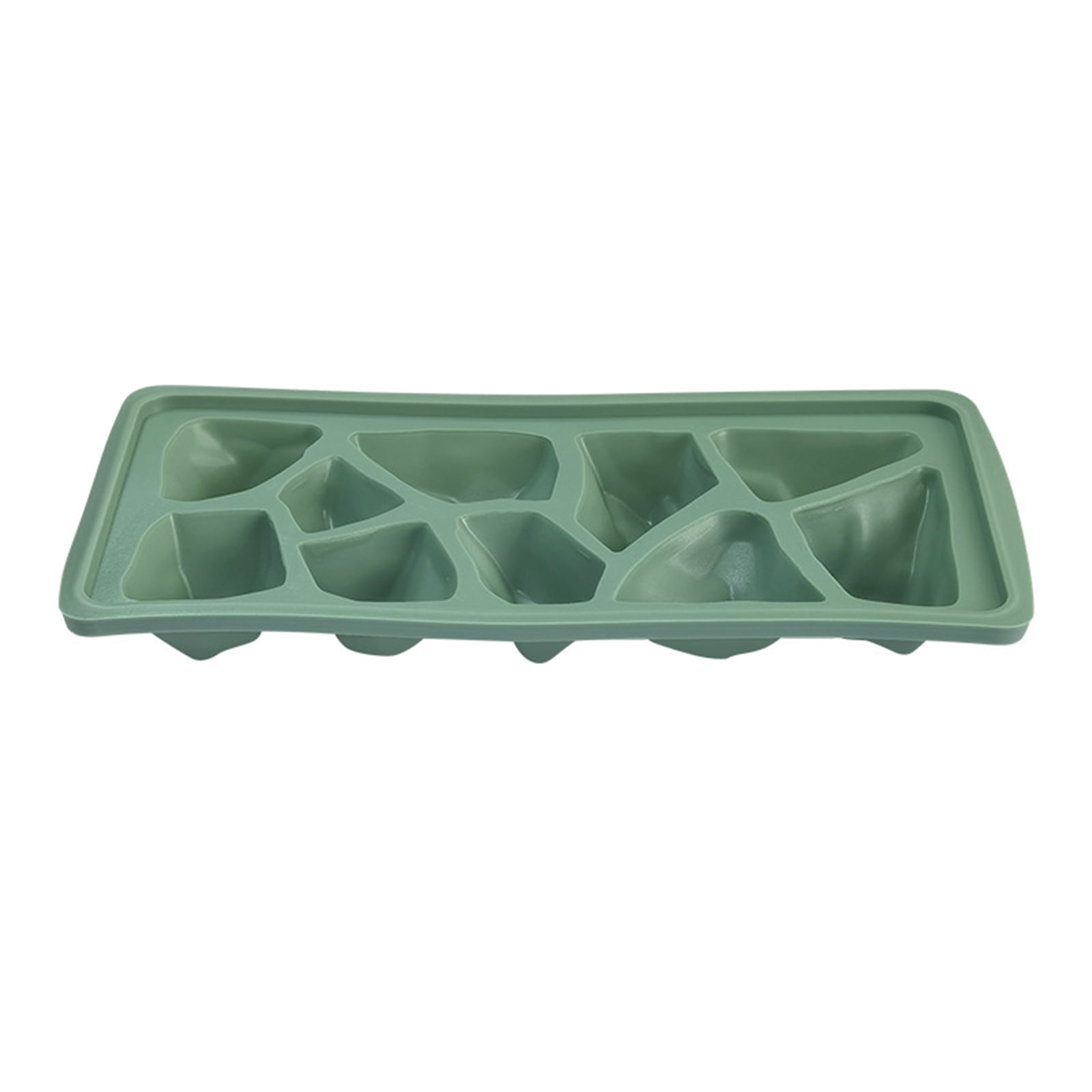 Ciwanning 10 Cavities Silicone Stone Shaped Ice Cubes Moulds Flexible ...
