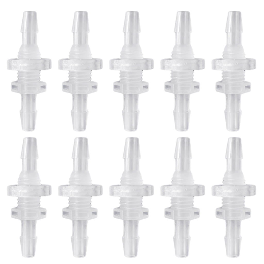 Ciwanning 10 Packs Hose Barb Fittings 3/16" Pipe Connector Fittings ...