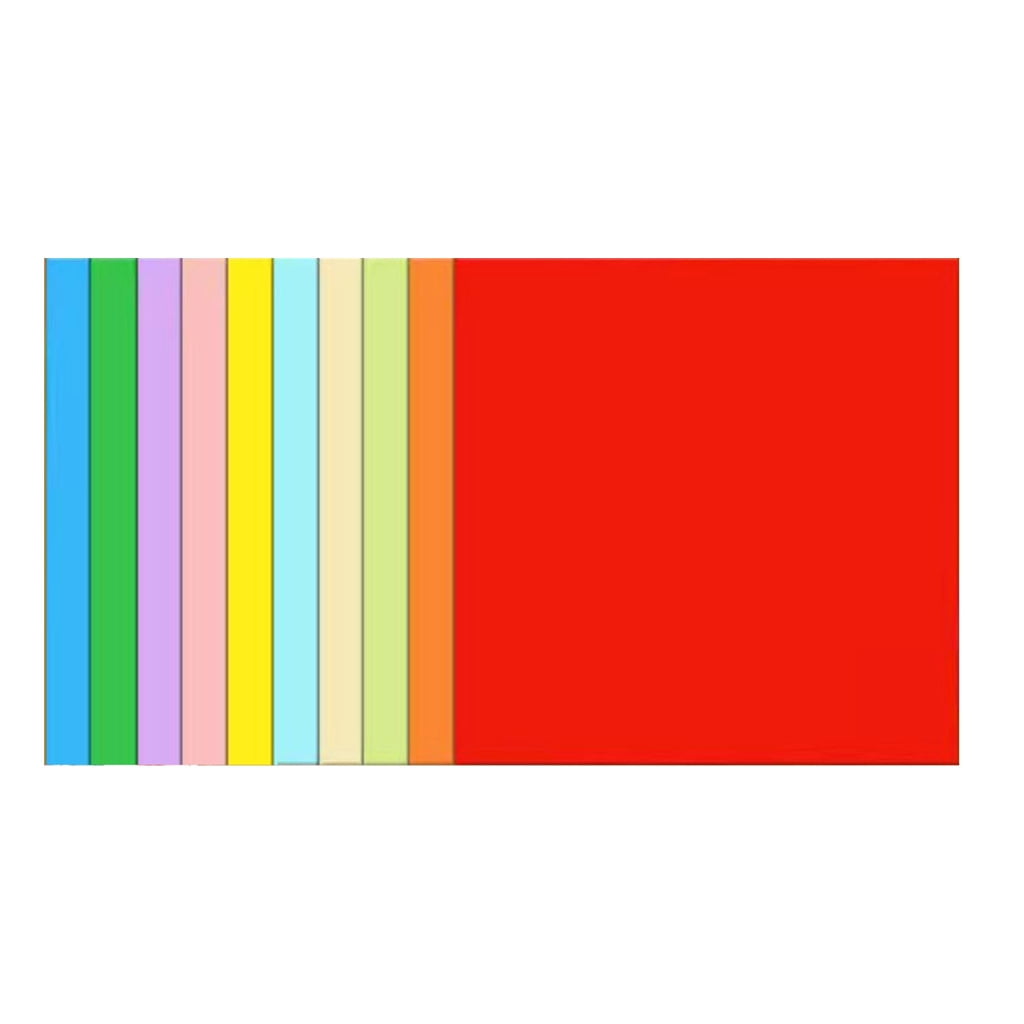 Ciwanning 100 Pcs Square Paper Double Sided Colored Paper Folding Paper ...