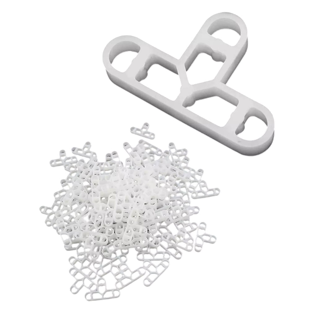 Ciwanning 100pcs/set Hand Tile Positioning Tool Hollows Tile Spacers ...