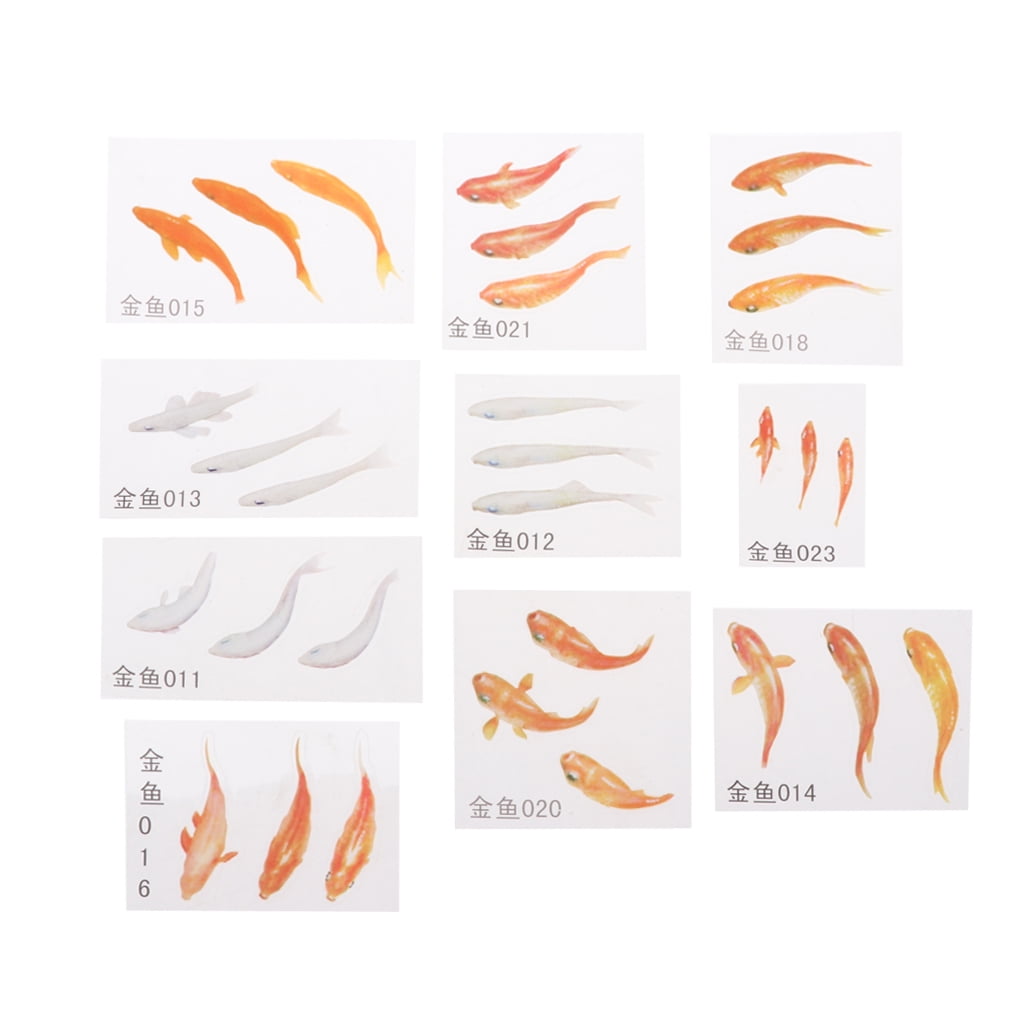 Ciwanning 10Pc 3D Real Clear Film Sticker For Resin Painting Jewelry ...