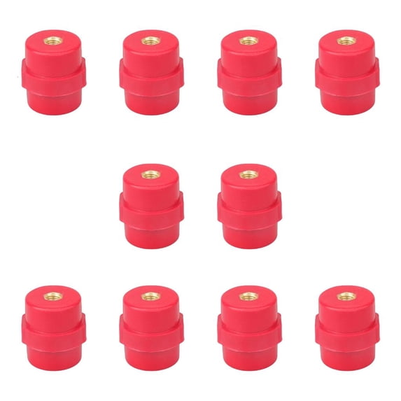 Ciwanning 10Pcs High Strength Busbar Insulator Supporter 8mm Polyester ...