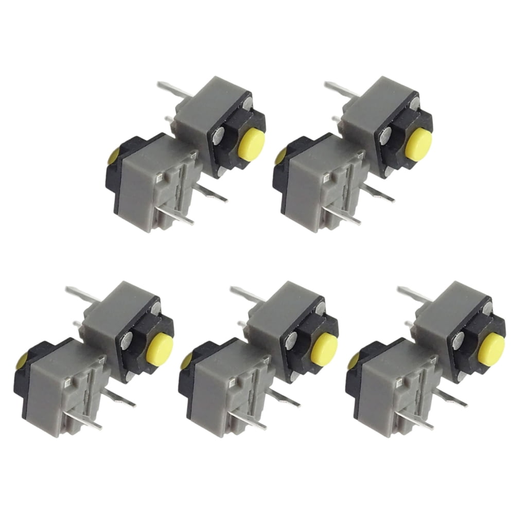 Ciwanning 10Pcs Kailhs Silents MicroSwitch 6x6x7.3mm Square Silents Switches Button Mouse ...
