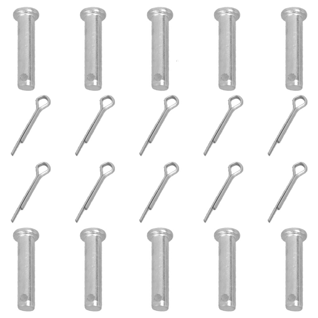 Ciwanning 10Pcs Stainless Steel Link Hinge Pin Single Hole Clevis Pin ...
