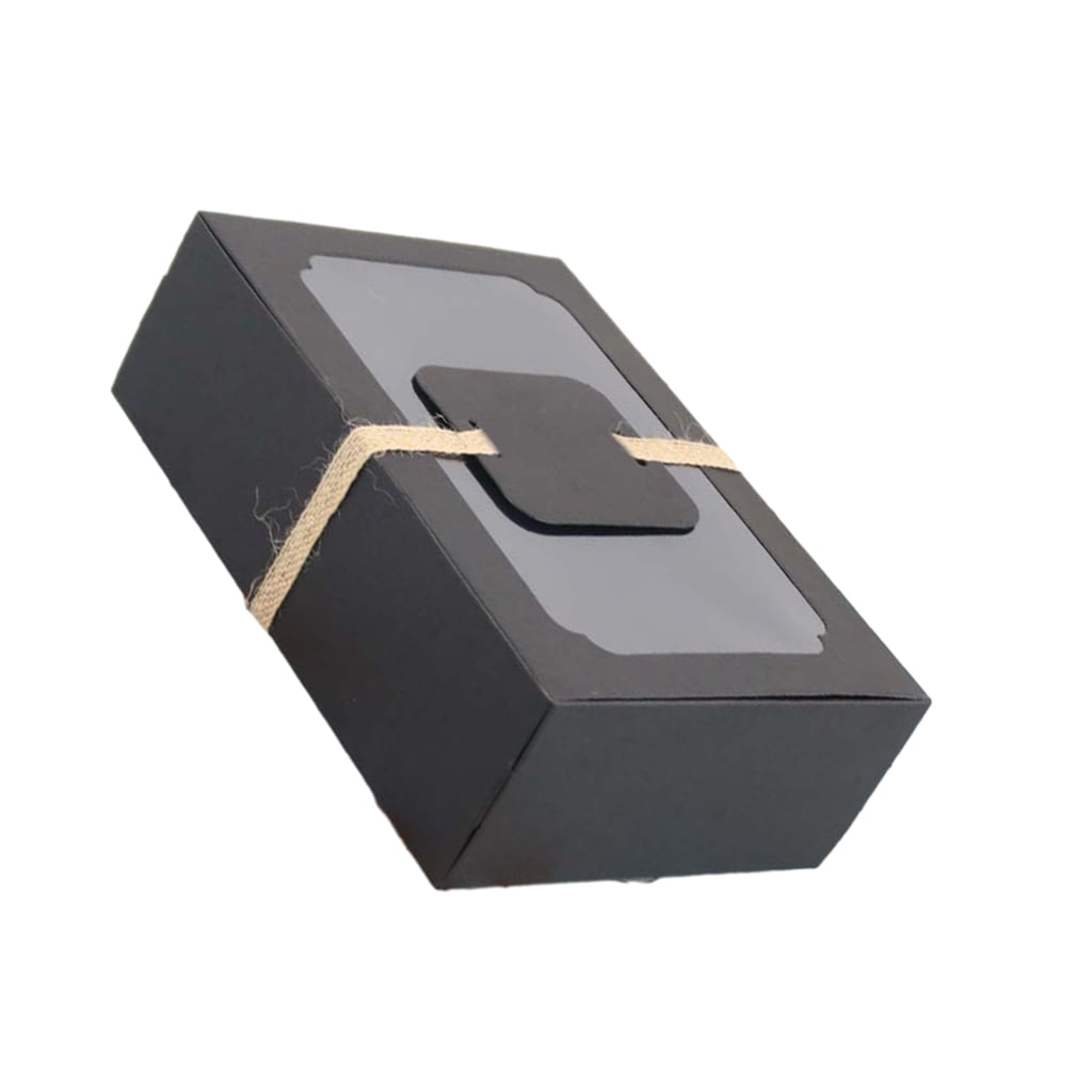Ciwanning 12PCS Paper Bakery Boxes Cake Box for Handmade Snacks ...