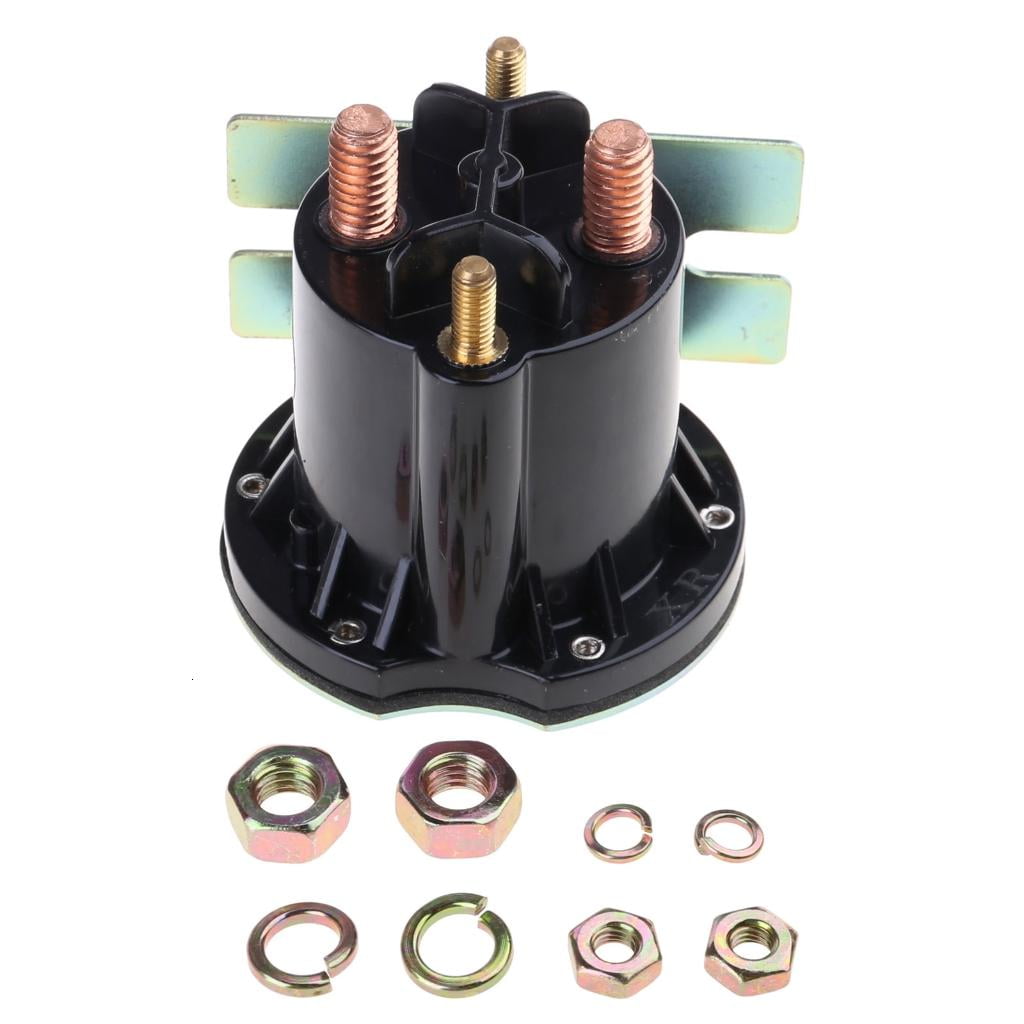 Ciwanning 12V Starter Solenoid Relay Switch Replacement 4 Terminals ...
