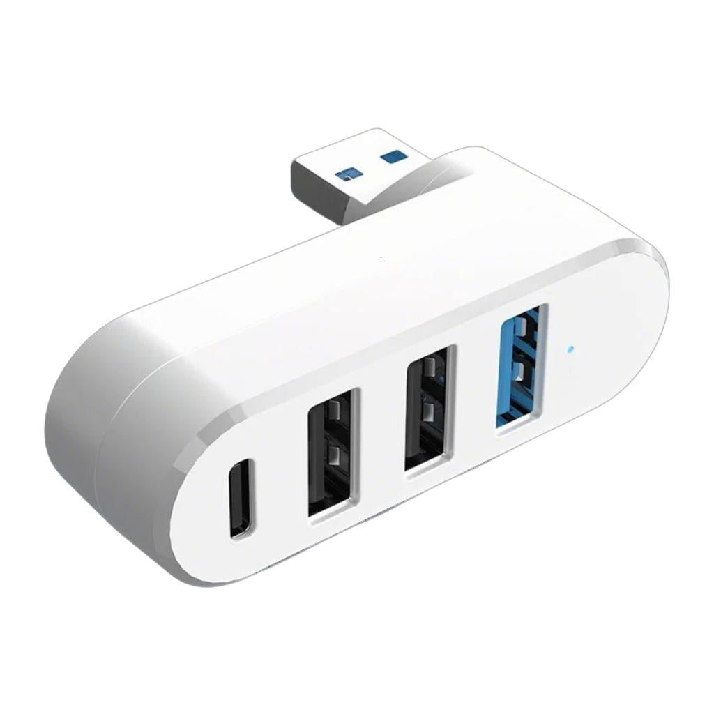 Ciwanning 180° Degree Rotatable 4 Port USB 3.0 Hub USB Rotating Hub ...