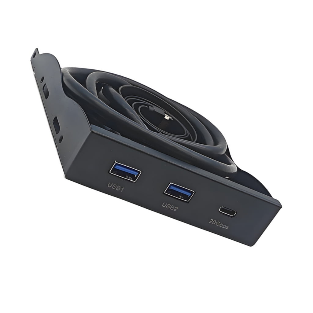 Ciwanning 19Pin to USB 3.2 and Type C Drives Bay Panel for Device ...
