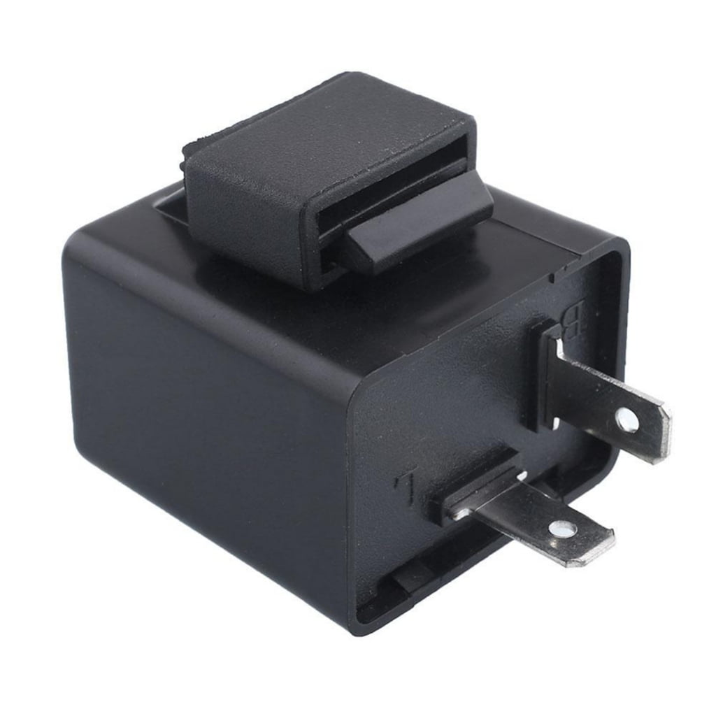 Ciwanning 2 Pin LED Electronic Flasher Relays Fixes Car Motorbike Turn ...