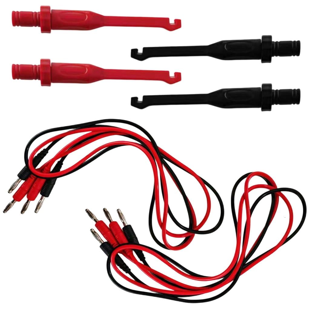Ciwanning 2 Set Electric Wire Piercing Probe Clip Multimeter Test Leads ...