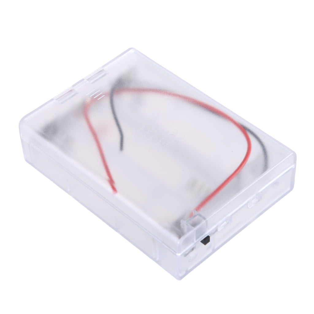 Ciwanning 21700 Battery Carrying Case Triple Cell Capacity With Cable ...