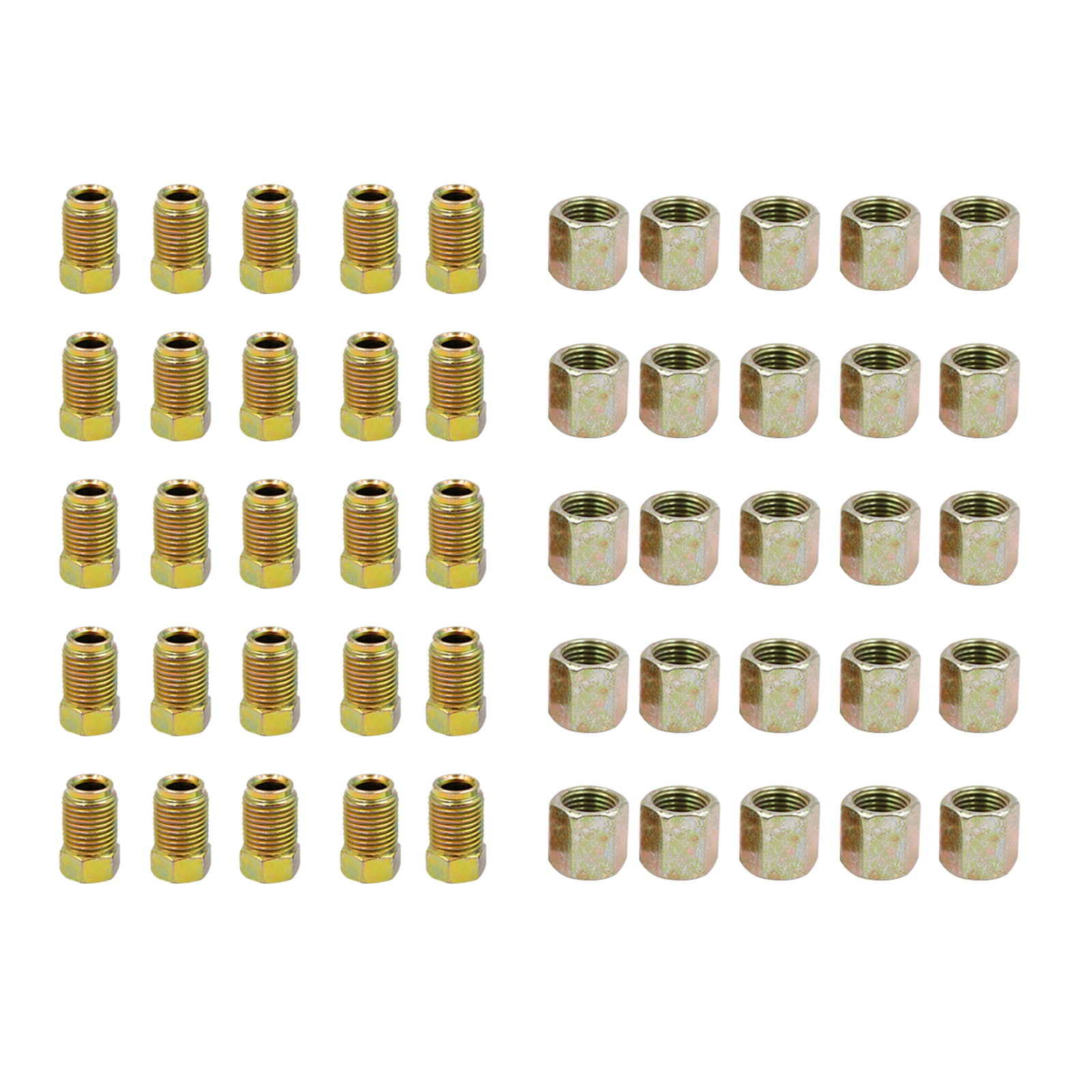 Ciwanning 25 Female 25 Male Car Brake Pipe Fittings Connector for 3 ...