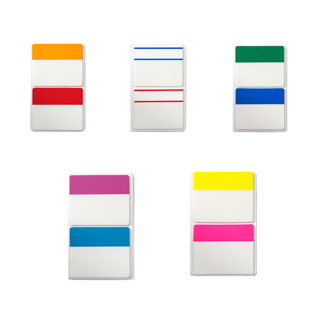 Ciwanning 250Pcs Writable Tabs Note Flag Bookmarks Stickers Colorful ...