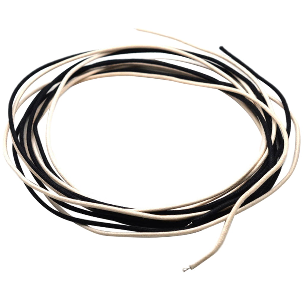 Ciwanning 2m 6.5ft (Black and White) Gavitt Cloth-covered Pre-tinned ...