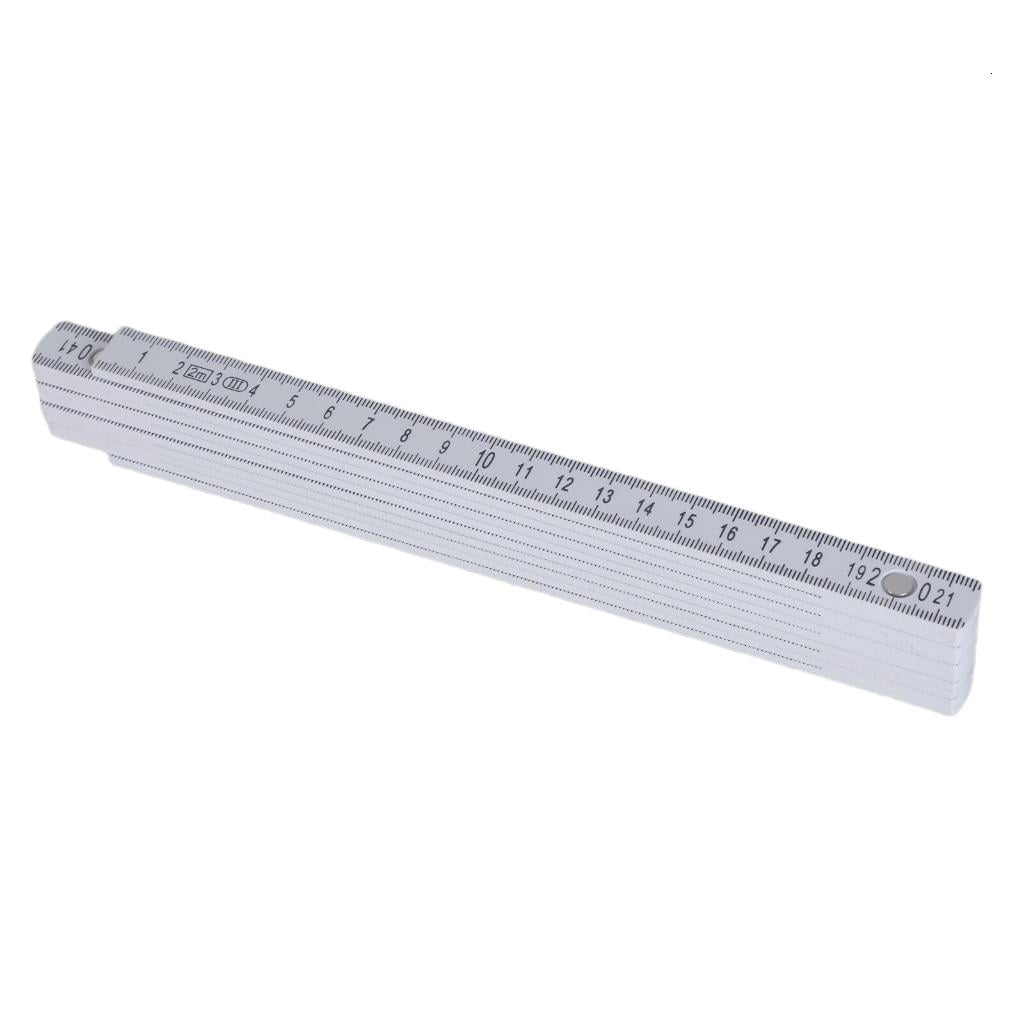 Ciwanning 2m Folding Ruler Heavy Duty Precision Metric ...
