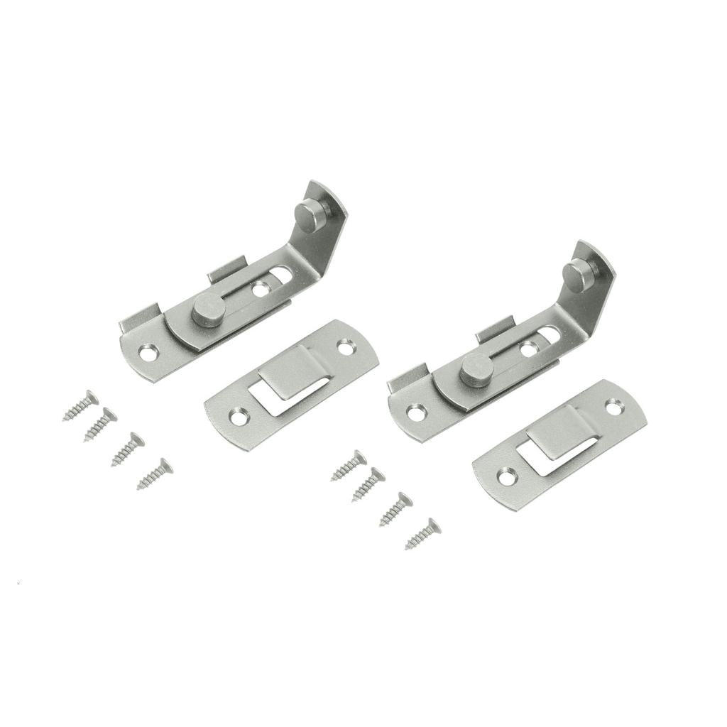 Ciwanning 2pcs Stainless Steel Sliding Door Lock for Window Fence and ...