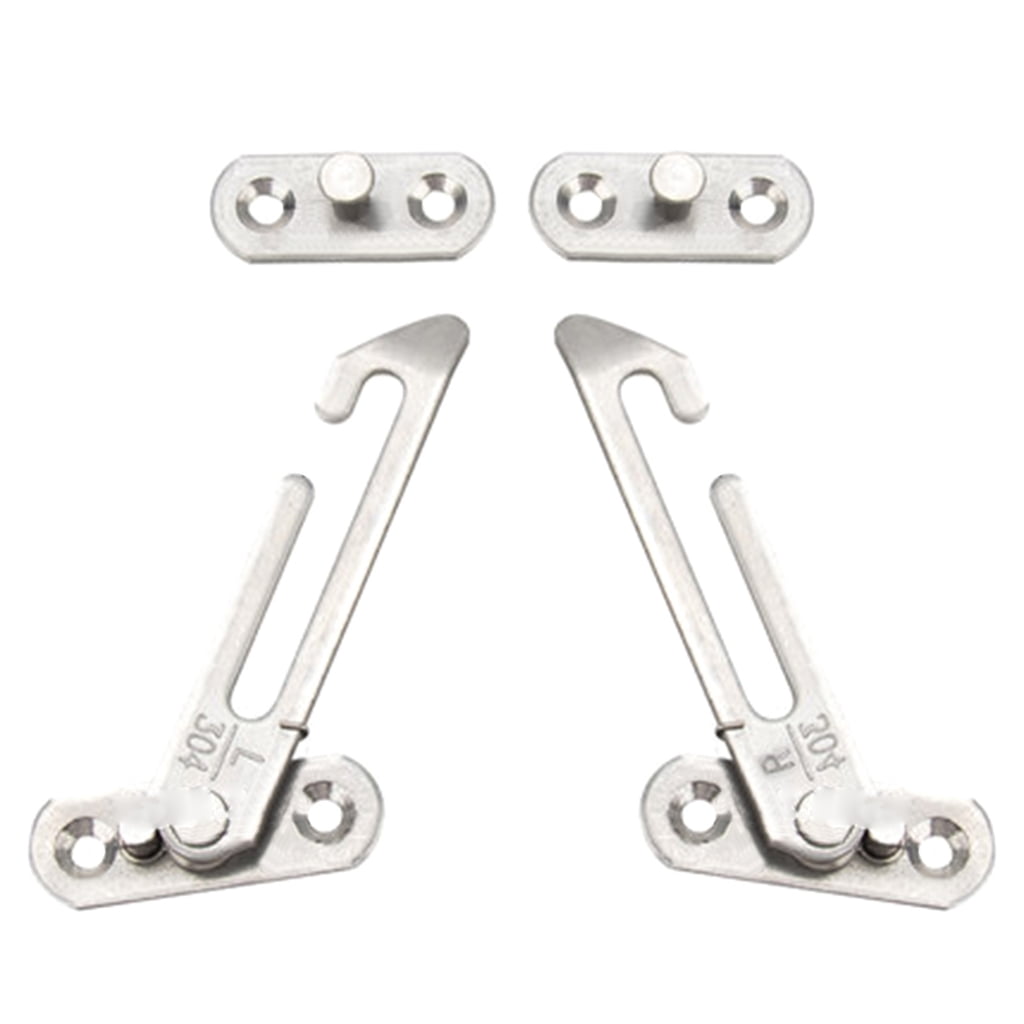 Ciwanning 2pcs/set Window Restrictor Clips 304 Stainless Steel Window ...