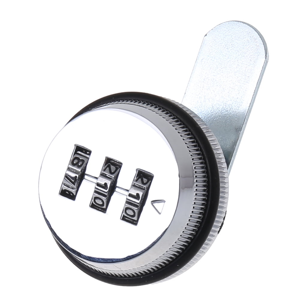 Ciwanning 3-Digit Combination Mailbox Lock 7/8" Rotary Tongue Lock for ...