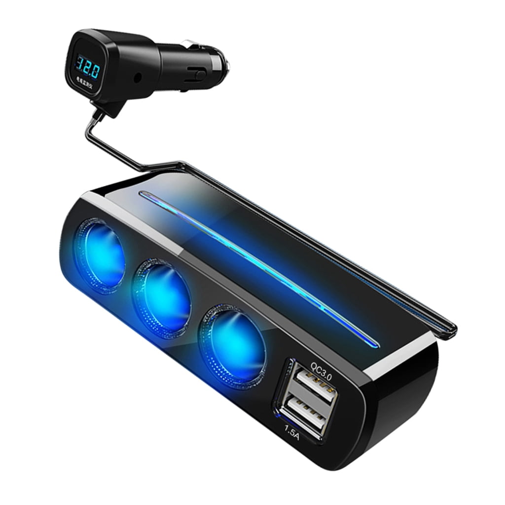 Ciwanning 4 in 1 Car Charger Charging Adapter Splitter Fast Car Charger ...