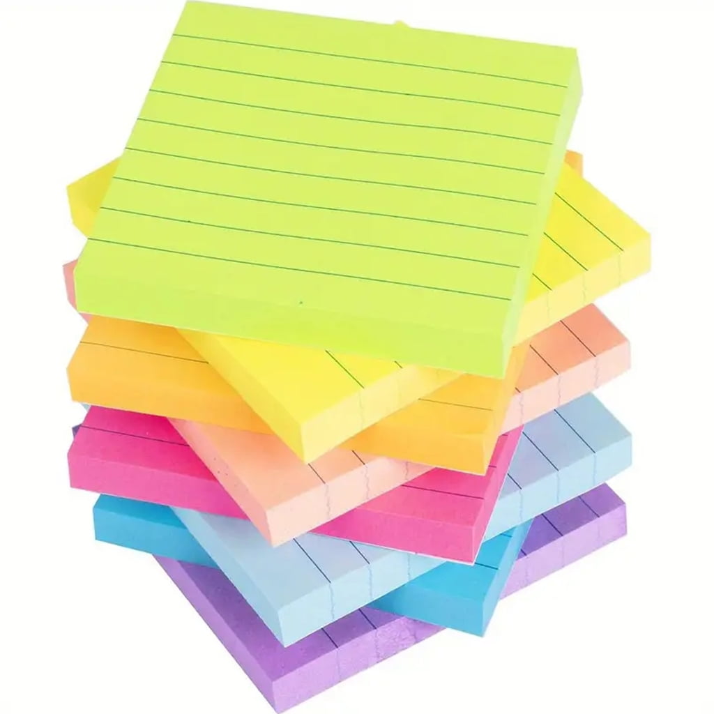 Ciwanning 360 Sheets Colored Note 75x75mm Colorful Notes Paper Adhesive ...