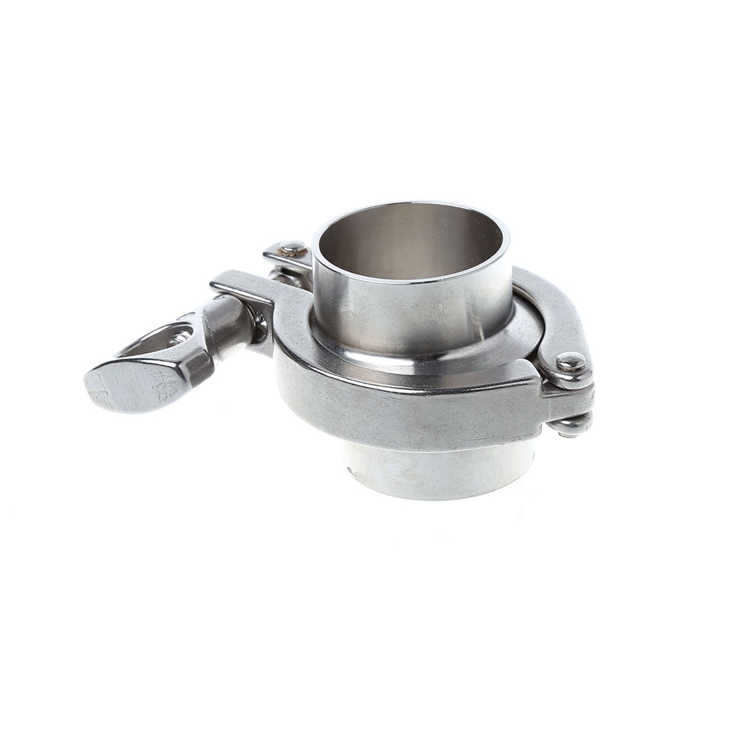 Ciwanning 38mm 1.5" OD SS304 Sanitary Pipe Weld Ferrule + for Tri Clamp ...