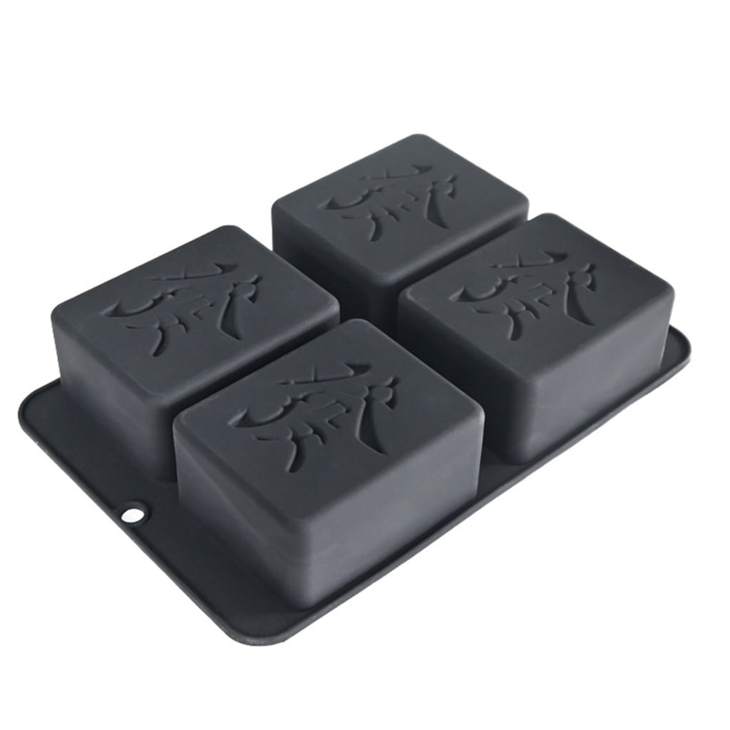 Ciwanning 4/9 Cavity Mahjong Fa Silicone Baking Molds Chinese New Year ...