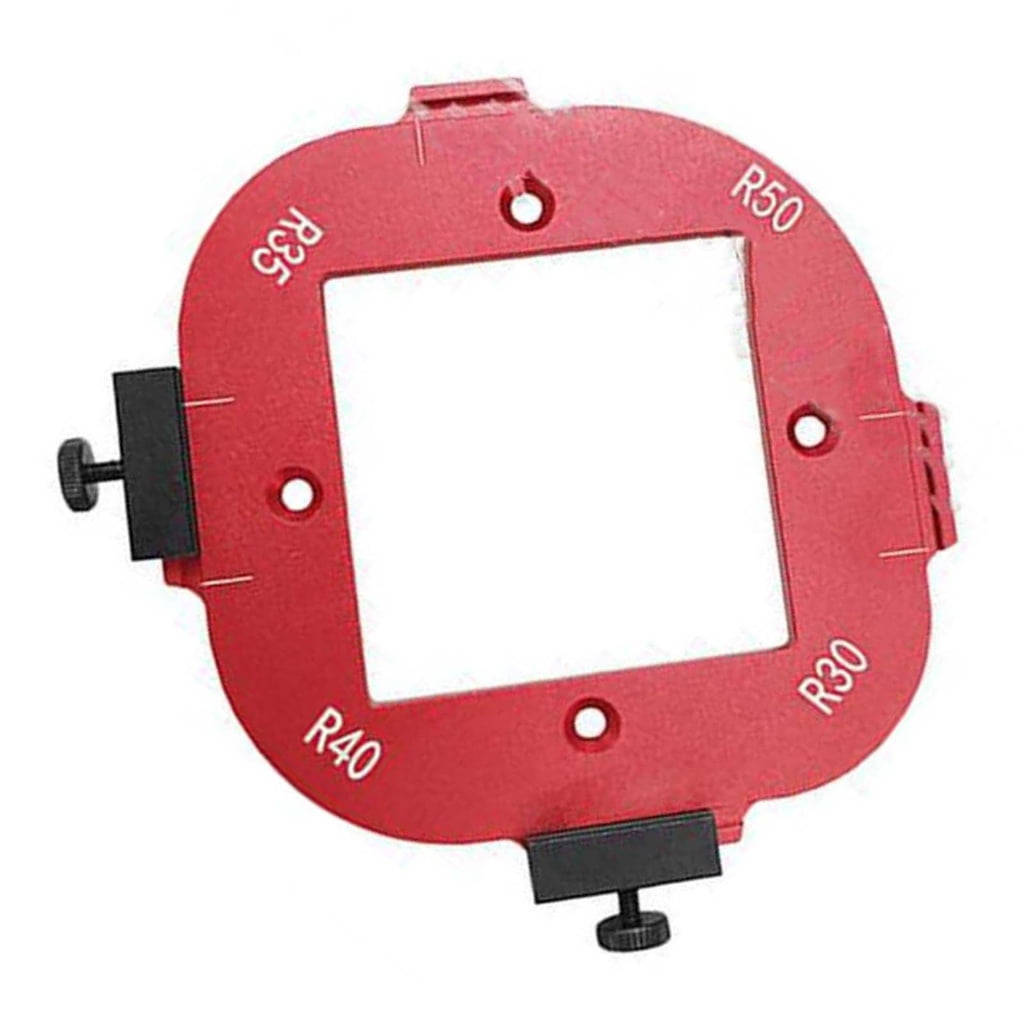 Ciwanning 4 in 1 Radius Routers Templates Radius Corner for Woodworking ...