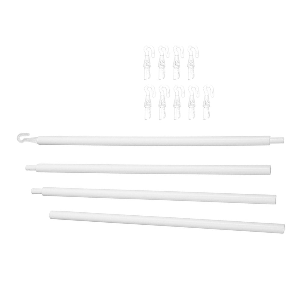 Ciwanning 46.06Inch White Blind Wand Set for Vertical Blinds Hook and ...