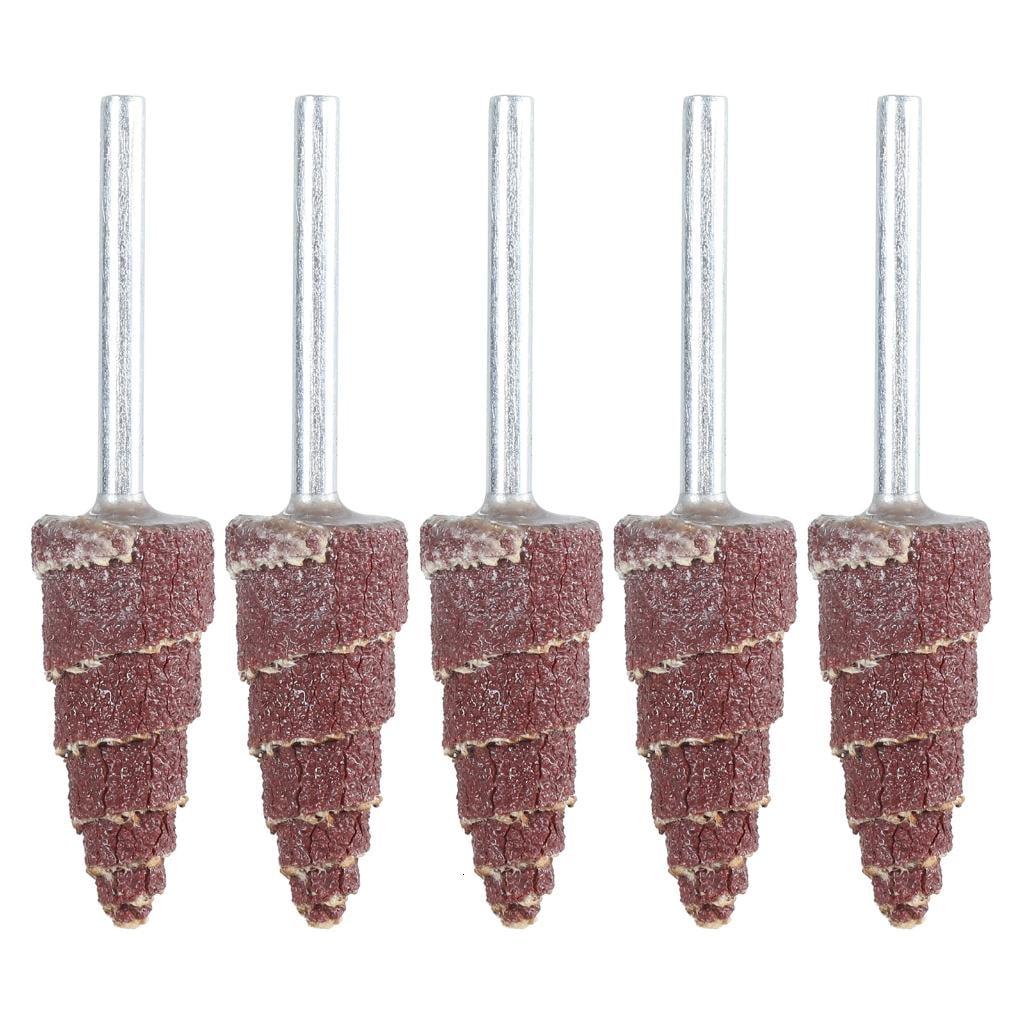 Ciwanning 5Pcs Cone Shape Sandpaper Deburring Flap Wheel for Efficient ...